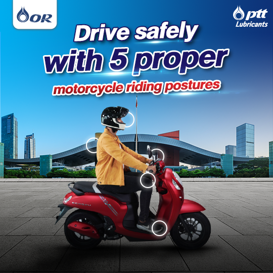 Drive safely with 5 proper motorcycle riding postures